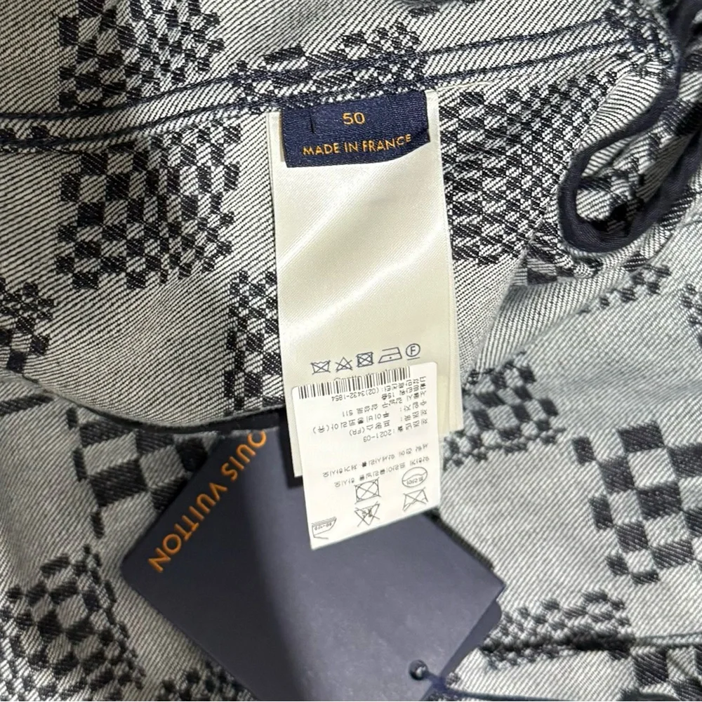 Louis Vuitton | Jackets & Coats | Louis Vuitton Virgil Abloh Distorted ...